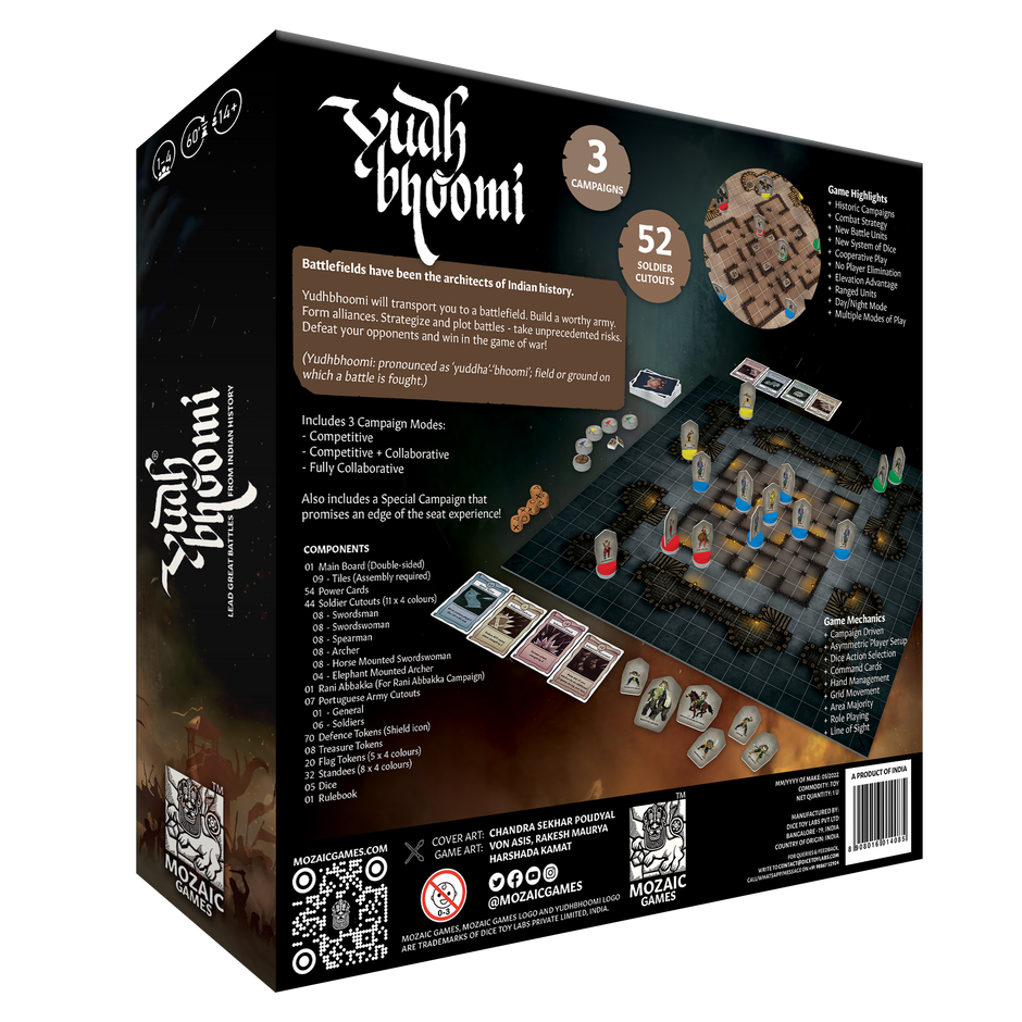 Modern Indian Strategy Board Games – MOZAIC GAMES